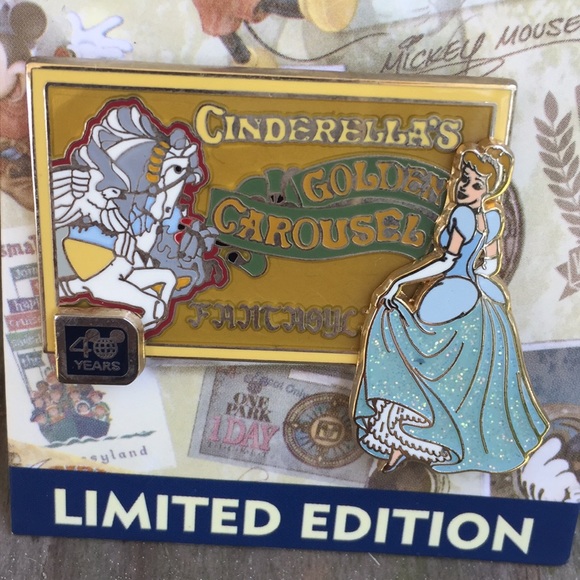 Disney | Jewelry | Disney Cinderellas Carousel Pin | Poshmark
